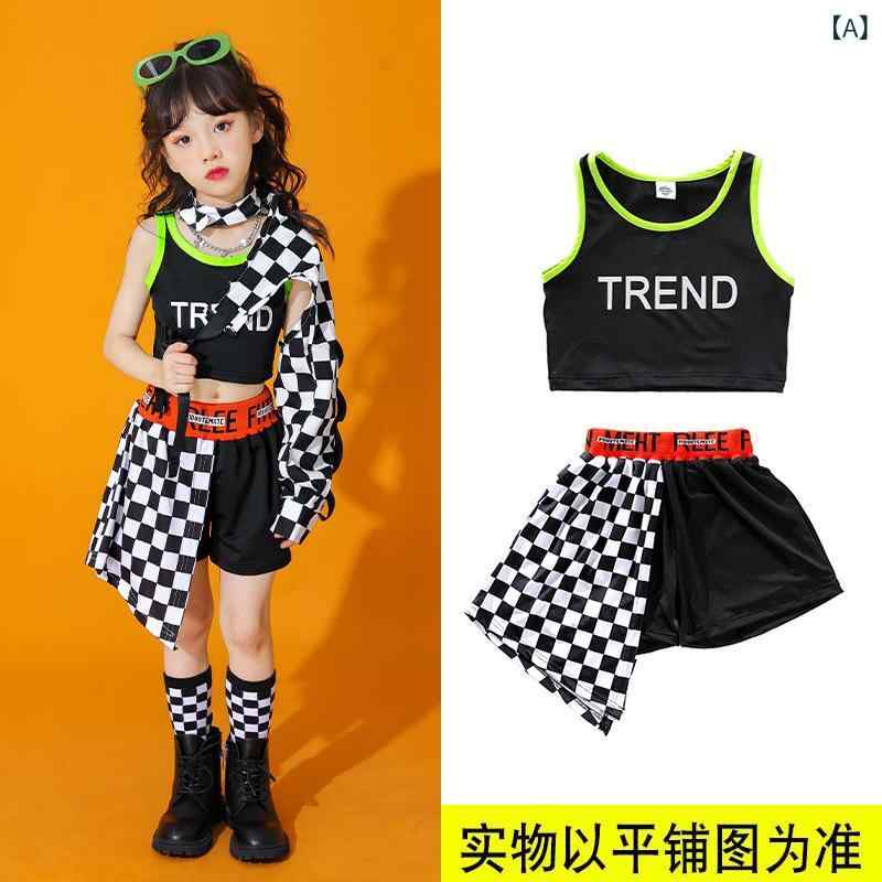・性別: 女・スタイル: ヒップホップ・主な素材: 綿80%・カラー展開: 黒緑縁背心+格子短パン,黒緑縁背心+格子短パン+黒格子靴下,黒緑縁背心+方格機能袖+格子短パン,黒緑縁背心+方格機能袖+格子短パン+黒格子靴下,黒緑縁背心+チェッカ...
