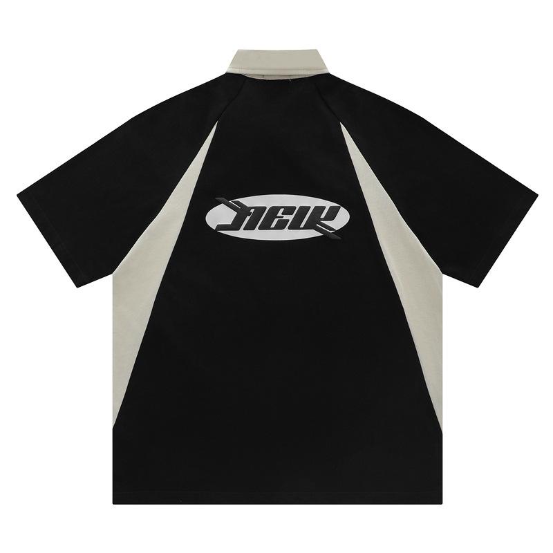 ・カテゴリ: Tシャツ・スタイル: 街頭・主な素材: 綿96%以上・柄: 字母・版型: ワイド・適合対象: 青少年・袖丈: 短袖・ネックライン: 翻領・厚み: 普通・カラー展開: ブラック、杏色・サイズ展開: S、M、L、XL、2XL・袖型...
