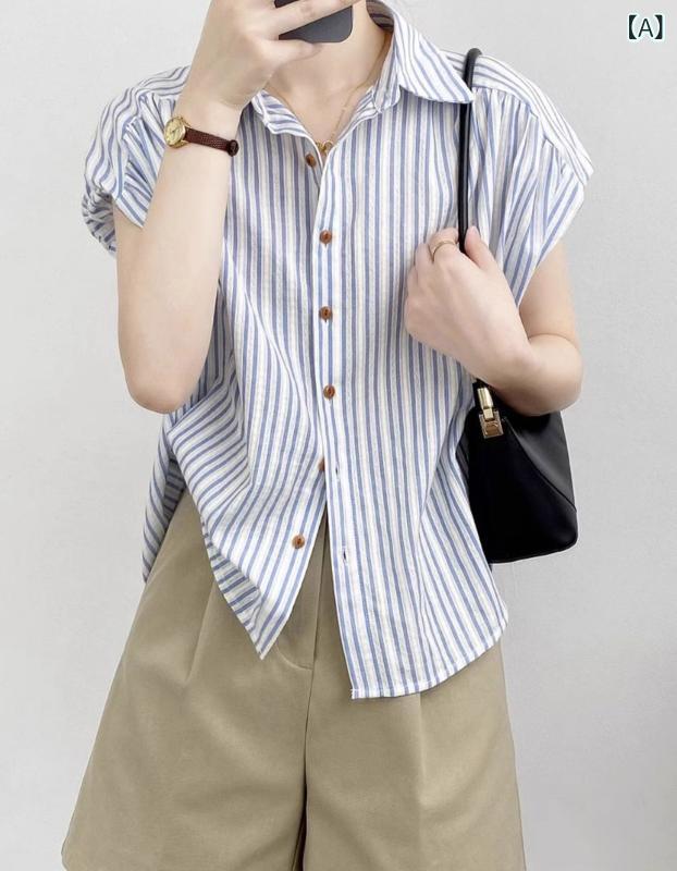 ・カテゴリ: シャツ・スタイル: 通勤風・主な素材: 綿30-50%・主な素材2: ポリエステル30-50%・柄: 無地・袖丈: 短袖・デザイン: 開襟・フィット: 通常・着丈: 普通(50-65cm)・ネックライン: ポロ・袖型: 通常・...