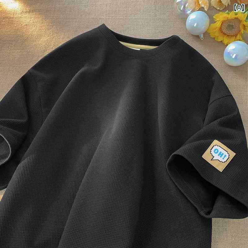 ・カテゴリ: Tシャツ・スタイル: カジュアル・主な素材: 麻・柄: 条紋、プリント・フィット: ルーズフィット・ネックライン: クルーネック・袖丈: 短袖・厚み: 薄手・カラー展開: 白色、黒色、红色、緑色・サイズ展開: M、L、XL、X...