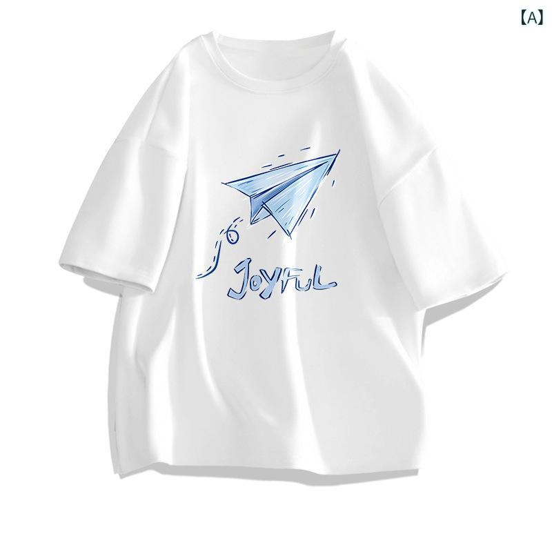 ・カテゴリ: Tシャツ・スタイル: カジュアル・主な素材: ポリエステル91-95%・柄: 卡通・版型: ゆったり・ネックライン: クルーネック・袖丈: 短袖・カラー展開: 白、黒・サイズ展開: M、L、XL、2XL、3XL、4XL、5XL...