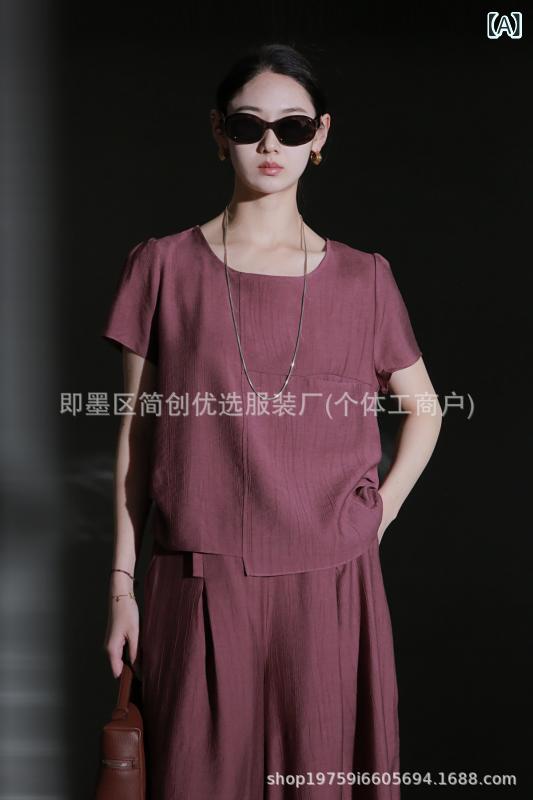 ・パンツ丈: 七分丈・柄: 無地・加工: ノーアイロン・主な素材: 麻・主素材成分: 麻・副素材成分: ナイロン・副素材成分含量: 30%以下・カラー展開: 桜桃紫、灰緑色、浅緑色、米杏色、ブラック、米白色・サイズ展開: M、L、XL・スタ...