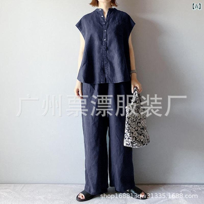 ・カテゴリ: セットアップ・スタイル: 通勤・主な素材: ポリエステル70-80%・カラー展開: ネイビー・サイズ展開: S、M、L・パンツ丈: ロング・袖丈: 3/4袖・柄: 無地・加工: パッチワーク