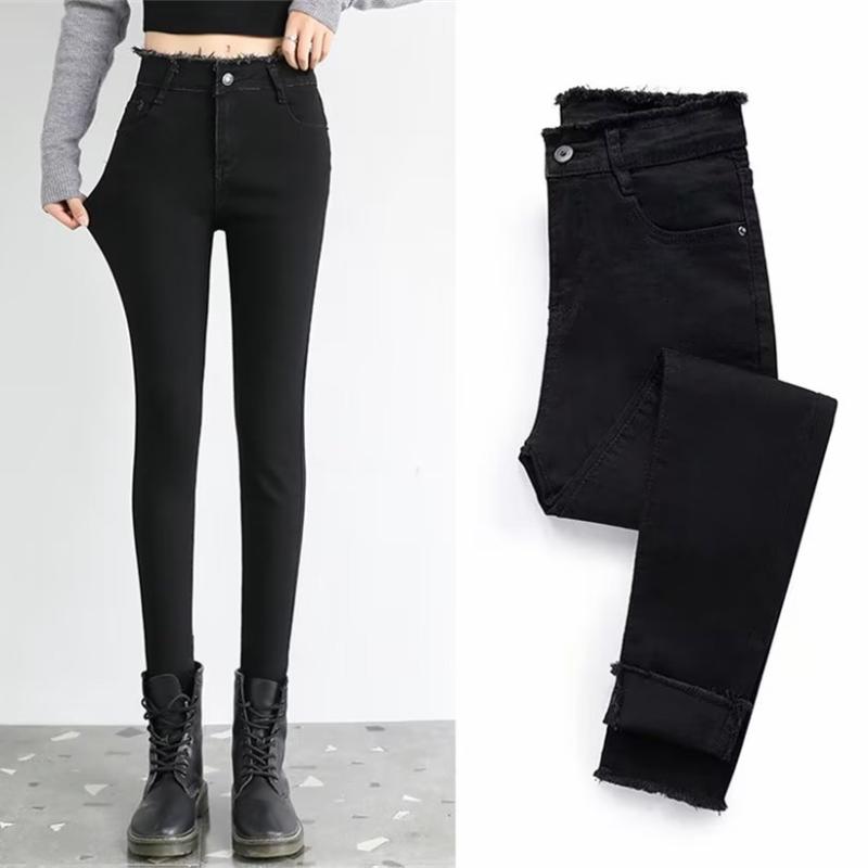 ・カテゴリ: 牛仔パンツ・スタイル: 通勤・主な素材: 綿・素材詳細: 綿30-50%・パンツ丈: 9分丈・腰型: 高腰・厚み: 薄手・流行要素: ボタン・カラー展開: グレー、ブラック、ブルー・サイズ展開: 25,26,27,28,29,...