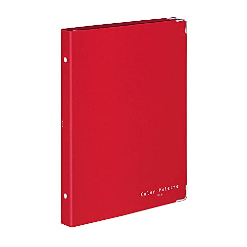 レッド/-/ル-311N-11・Color:レッドPatternName:単品・パッケージ個数:1・【寸法】27×215×272mm・【サイズ】B5-S【穴数】26穴・【色】レッド【最大収容枚数】100枚・【セット内容】/中紙20枚/インデ...