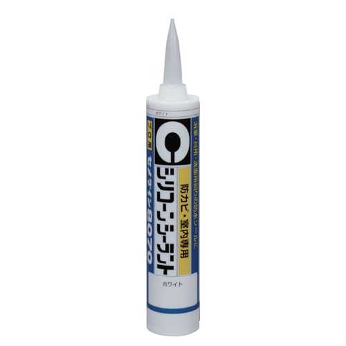 1本ホワイト/-/SR-060・パッケージ個数:1・内容規格:330ml/カートリッジ・カラー:ホワイト・浴室・洗面台・台所回りなどのカビの生えやすい箇所のシールに適している・業務用・硬化後はゴム状弾性体になり、ヒビ割れしない・耐水・耐熱性...