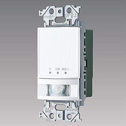 ・マットホワイト 11.3 x 6.3 x 5.8 cm WTA14119W・●アドバンスシリーズ(br)●かってにスイッチ(br)●明るさセンサ・手動スイッチ付(br)●3A 100V AC(br)●検知後連続動作時間約10秒~30分可変...