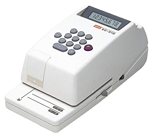 ・ホワイト ・品番：EC-310説明 商品の説明 8桁。巾110×奥230×高95mm。重量：1.26kg。使用インク：R-50。連続印字。。。。 ご注意（免責）＞必ずお読みください ●製品本来の目的以外の用途には使用しないでください。
