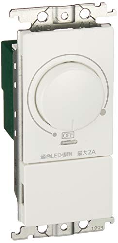・ホワイト WT57572W・・PatternName:WT57572W・型番:WT57572W説明 ワイドLED埋込逆位相調光スイッチB WT57572W
