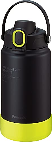 ジャグブラックイエロー/1500 ml/AJG-R150・Size:1500 ml・パッケージ個数:1・【コンセプト】「マイボトル」を持ち歩くというライフスタイルの提案。ピーコックのダイレクトボトルAJG-R型は、ワンタッチでせんが開けやす...