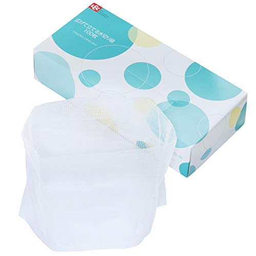 100枚入透明/6×26.5×12.5cm/K00175・パッケージ個数:1・本体：25×10×20cm・●三角コーナーいらず。立てることができる水切り袋です。・●袋ごと捨てられるので衛生的です。・●通水性が良く、細かいゴミも逃さないメッシ...