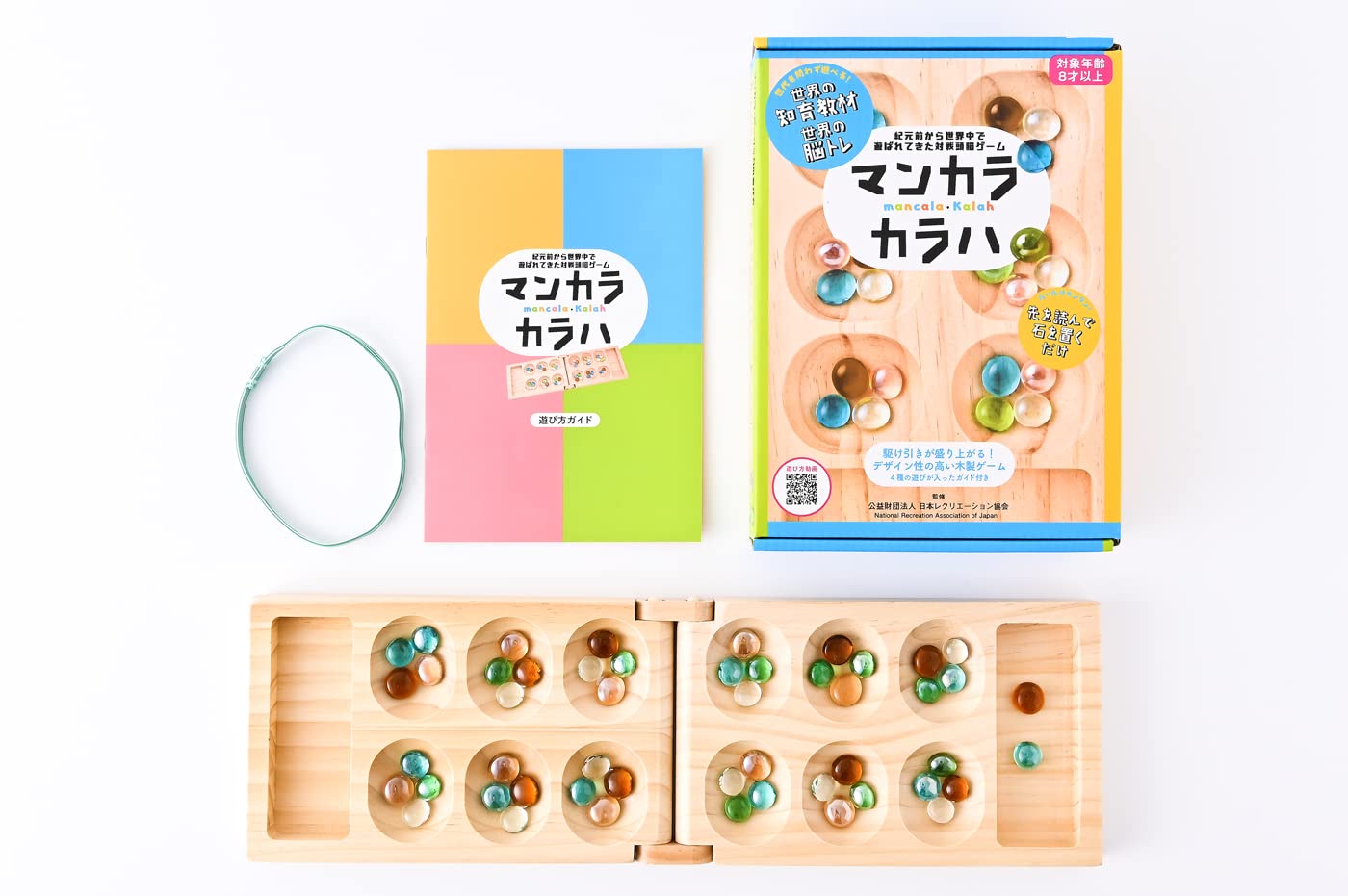 -/-/479100・パッケージ個数:1・(C)GENTOSHA 2022・素材: ガラス;木材・パッケージ重量: 0.71 kgマンカラ(カラハとも呼ばれます)は、紀元前から世界中で遊ばれてきた対戦頭脳ゲームで、最古のボードゲームのひとつ...