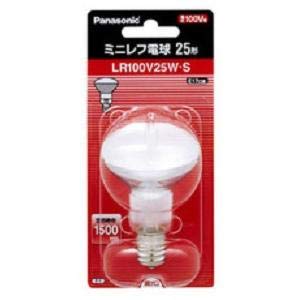 -/100V用/LR100V25WS・Size:100V用・パッケージ個数:1・サイズ:バルブ径50mm×長さ75mm・本体重量(kg):0.016・口金E17・定格寿命(h):1500・ワット数(W):25ミニレフ電球 口金E17 定格寿...