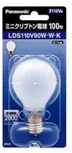 2) 100形 / ミニクリプトン電球(110V)ホワイト/ホワイト/LDS110V90WWK・Color:ホワイトSize:ホワイトStyle:2) 100形 / ミニクリプトン電球(110V)・パッケージ個数:1・サイズ:バルブ径45m...