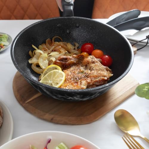 深型フライパンブラック/24cm/NX-134・Color:ブラックSize:24cmStyle:深型フライパン・パッケージ個数:1・サイズ：幅43.3×奥行25.3×高さ12.5cm、重量：約0.65kg・素材・材質：本体/アルミニウム合...