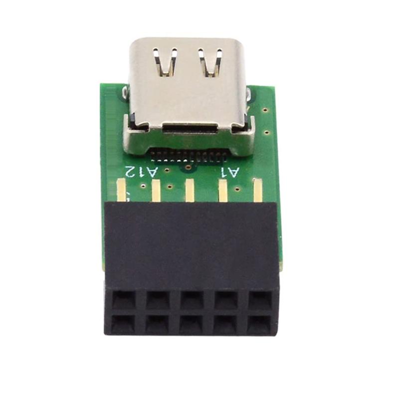 Cablecc USB 3.1 タイプ C USB-C メス - USB 2.0/3.0 9 ピン 10 ピン 19 ピン マザーボード ヘッダー PCBA アダプター