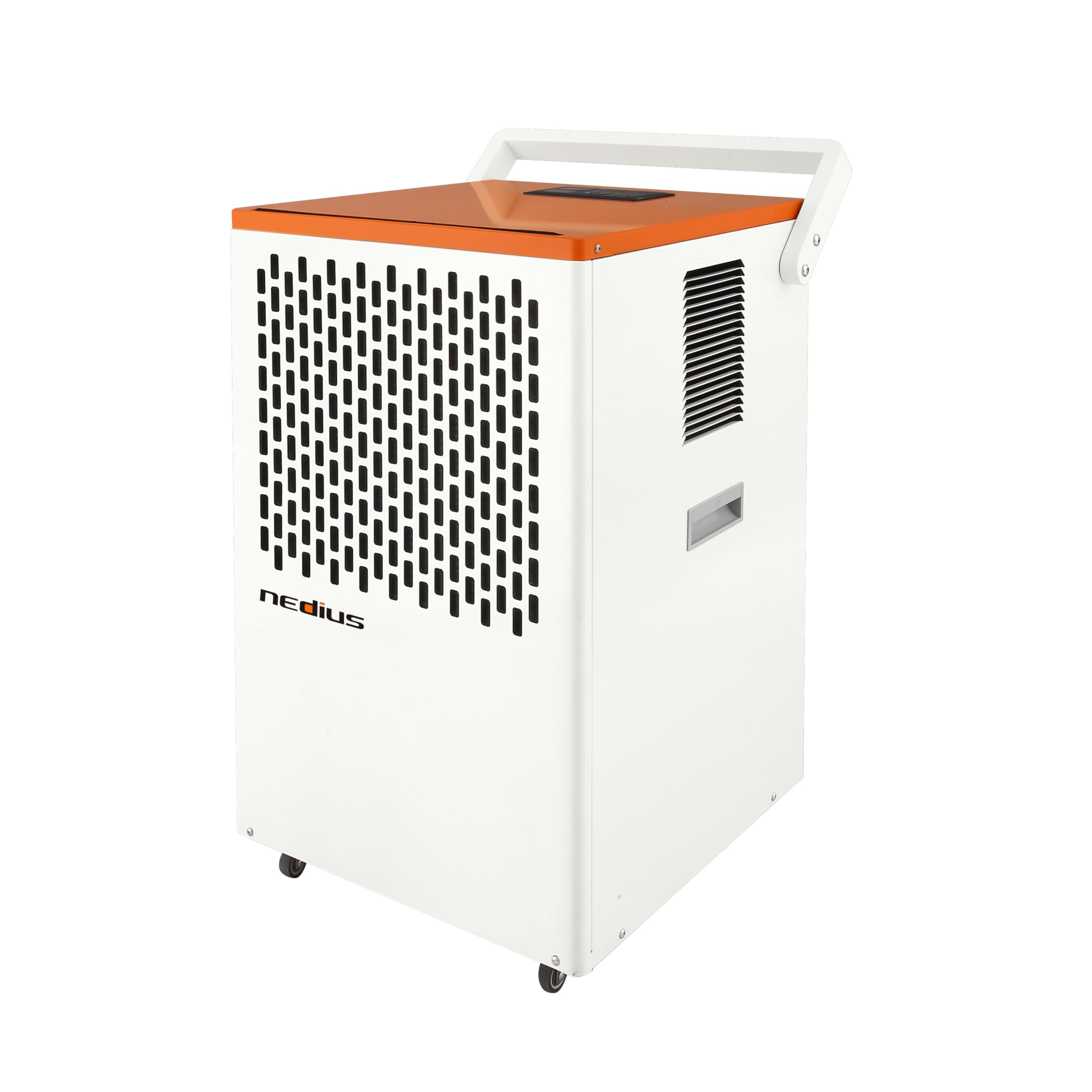 ・電源:100V ・除湿能力:1.9/2.4L/h ・消費電力:0.63/0.46kW ・電流:7.6/7.9A ・騒音値:61.5dB