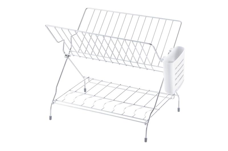 リッチェル(Richell) 水切りラック用 シェリー ワイヤー水切りセットサイズ/ 　本体：30×21.9×9.8H(cm) 　小物トレー：9.8×5.7×2(cm)材質/スチール、ポリプロピレン、シリコーンゴム耐熱温度/ 　トレー・小物...