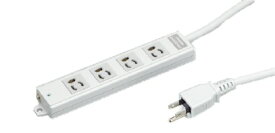 【代金引換不可商品】メーカー：東芝 OAタップ4コ口抜け止め形 DH8124EN-5 VCTケーブル長5m 15A 125V プラグ付 電源表示付 磁石付