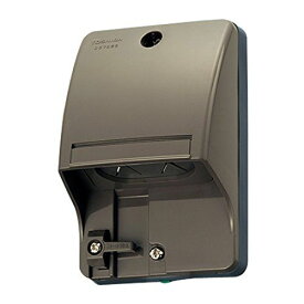 【代金引換不可商品】メーカー：東芝 入線カバー（防雨形）サポート付　DC7022(T) 防雨形（IPX3） コード押え付 JIS規格1コ用露出ボックス対応 ブラウン色