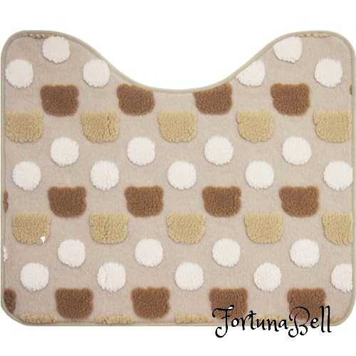 サイズ 約 ：幅60*奥行50*厚さ1cm、重量：195g、材質：表生地*ポリエステル100％、中材*ポリウレタンフォーム、洗濯機対応：可(洗濯ネット使用)、乾燥機対応：不可、生産国：中国ふんわり柔らかな肌触りの可愛いトイレタリー。ポコポコ...