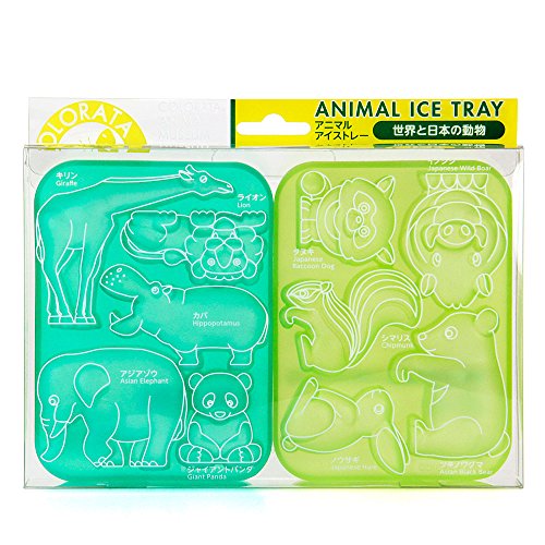 動物の形をしたアイストレー 動物の形の氷が作れるシリコン製のアイストレーです。また、耐熱温度230*、耐冷温度ー20*だからゼリーやチョコレートの型、電子レンジでケーキなどを焼くこともでき、おもしろい手作りお菓子も簡単に作ることができます。...
