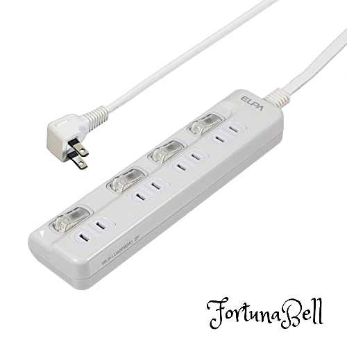 ホタル色LED ホタル色LEDランプ仕様の独立スイッチ付きタップです。 上差しタイプ 差し込みやすい4個口の上差しタイプ です。 保護被ふく付 ACアダプターも使えるゆったりスペース。コードは保護被ふく付の安全構造です。 衝撃に強い 本体は...
