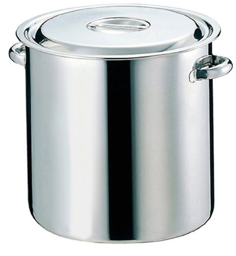 外寸 :φ440mm・内寸 :42cm 深さ:420mm本体重量:6.4kg材質:18-8ステンレス容量:58L