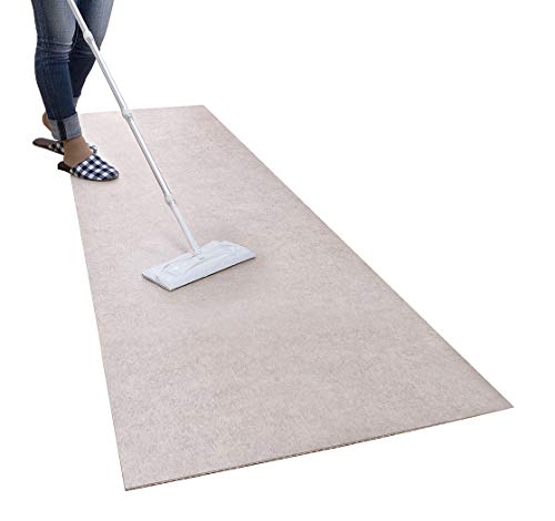 色：ベージュ サイズ：60×180cm 拭けるタイプのズレないキッチンマットです。水や汚れを弾くので、汚れたら簡単に拭き取れます。 おくだけ吸着 裏面吸着加工。薄くて、ずれない、つまずかない吸着タイプのキッチンマット 薄手タイプ ドアの開閉...