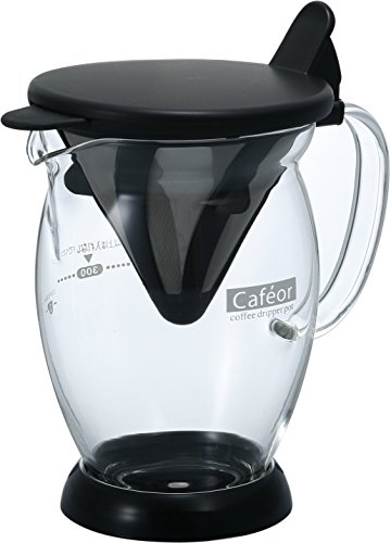 *b*メーカー型番:*/b* CFO-2B*b*容量:*/b* 実用量/300ml、満水容量/650ml*b*材質:*/b* ポット/耐熱ガラス、フタ・ドリッパーフレーム・ホルダー・スプーン/ポリプロピレン、ドリッパーメッシュ部/ステンレス...