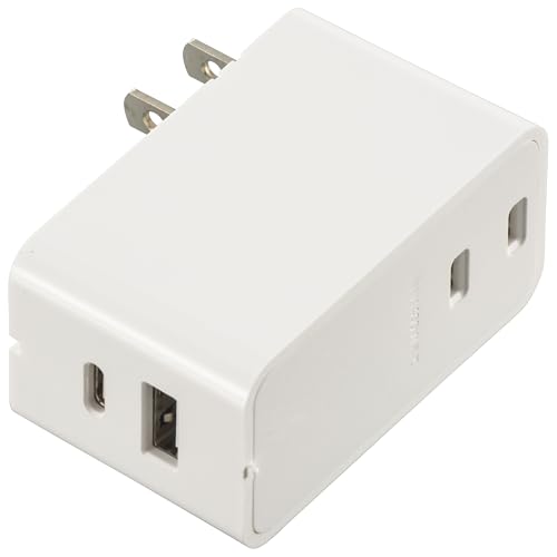 特 長 　* 増設できるUSBチャージャー　* Type-C 急速充電 PD対応 20W　* USB差込口 Type-C*1、Type-A*1　* USB TOTAL 3.4A　* AC出力 合計1400Wまで　* 小型サイズ　* 接続機器...
