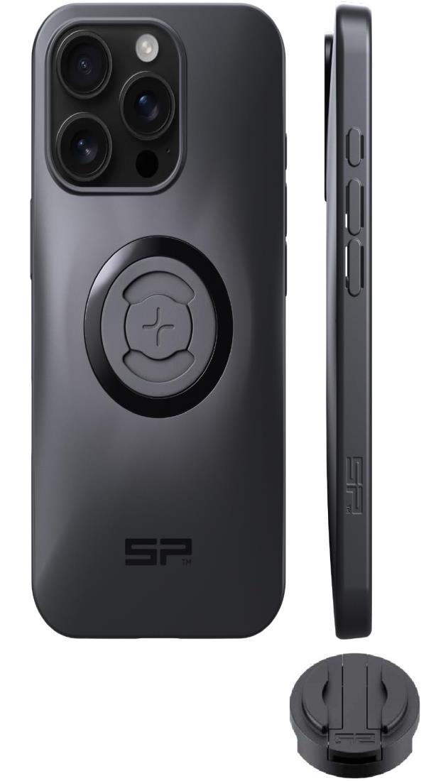 iPhone16 Pro用 フォンケース(SPC＋)新型クランプ「SPC+」採用。従来型クランプ「SPC」に対応する変換アダプター付属MagSafe対応で、オートバイ装着時も高速ワイヤレス充電が可能90°捻るだけで固定できるSPコネクト独自...