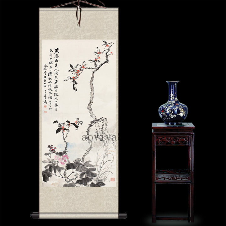 サイズ：150×55cm 用途：新築祝い・落成祝い・贈答用・年中掛け用 作品は特殊印刷に手彩色仕上げとなっています。 ［材質：本紙＝絹本：表具＝緞子・中国製：軸頭＝木製］サイズ：150×55cm 用途：新築祝い・落成祝い・贈答用・年中掛け用...