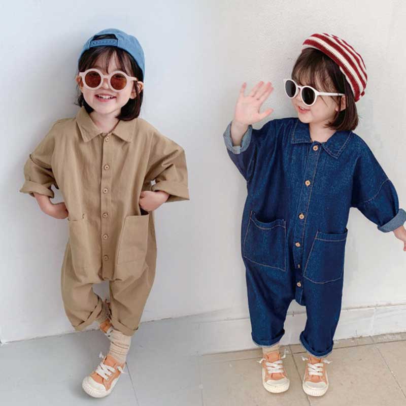 商品規格：●商品名：キッズ カバーオール●素材：綿●色：カーキ/ブルー●サイズ：80/90/100/110/120●セット内容: カバーオール単品●生産国: 中国注意事項：※サイズ表記は手作業なので、 実物と若干の誤差が生じる場合があります...