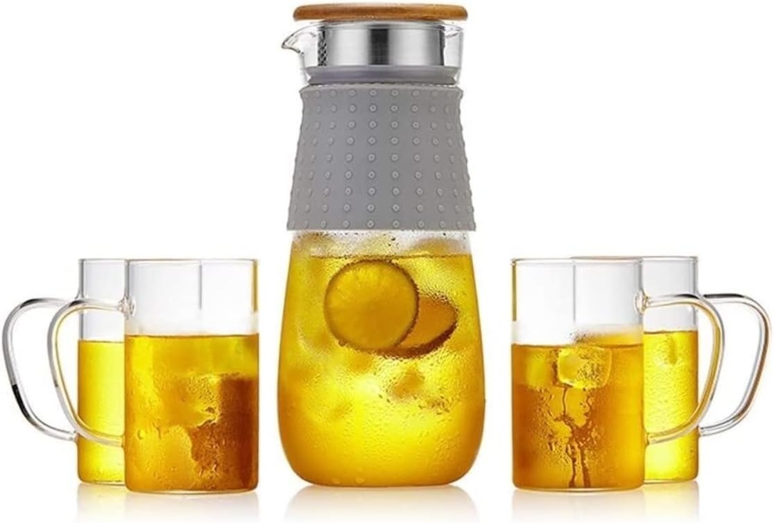 商品詳細 特徴 304 ステンレス鋼強化竹カバー、蓋を安全にアップグレード、竹カバーのひび割れを防止 火傷防止食品グレードのシリコンスリーブデザイン、ケトルの中央にあるシリコンスリーブデザイン、持ちやすく熱くなく、水を注ぐのは簡単で便利です...