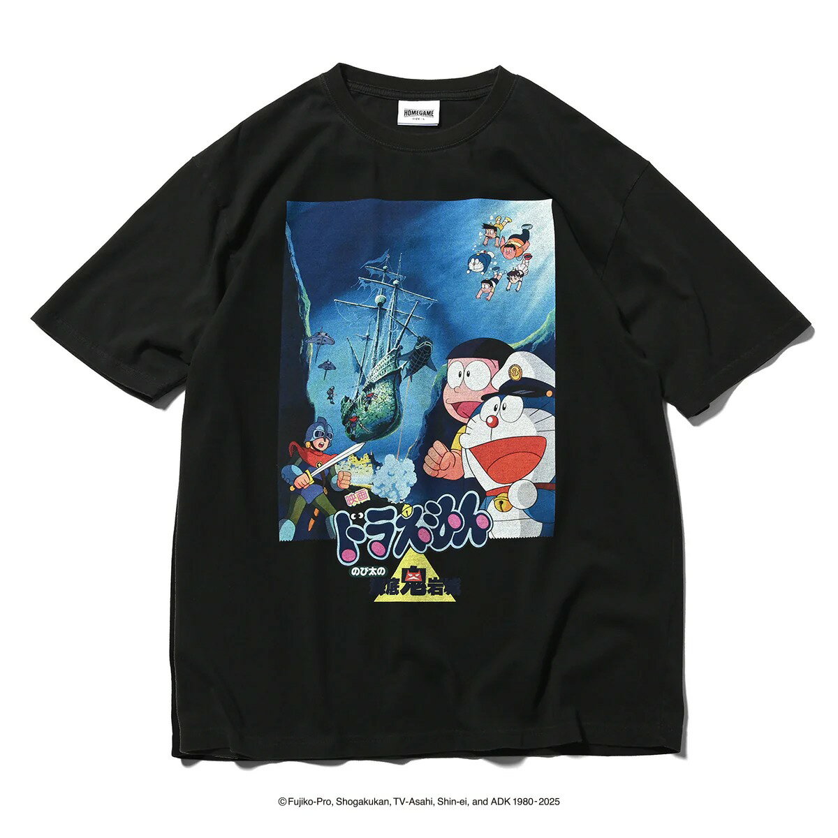 ☆全国一律送料無料☆ ☆新品未使用☆ ☆国内正規品☆ 映画ドラえもん のび太と海底鬼岩城 1983 Tシャツ HOMEGAME Doraemon Nobita and the Castle of the Undersea Devil mov...