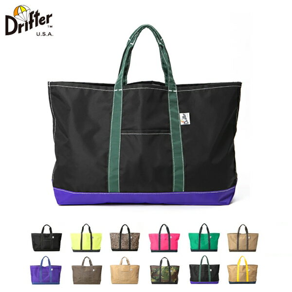 Drifter / BUCKEYE TOTE アメリカンチープでクラシックなデザインとわずか90gの軽さに加え、 カラーリングが特徴のトートバッグ。 見た目だけでなく、仕事や学校等普段使いに最適なバランスの良いサイズ感に仕上げました。 Dr...