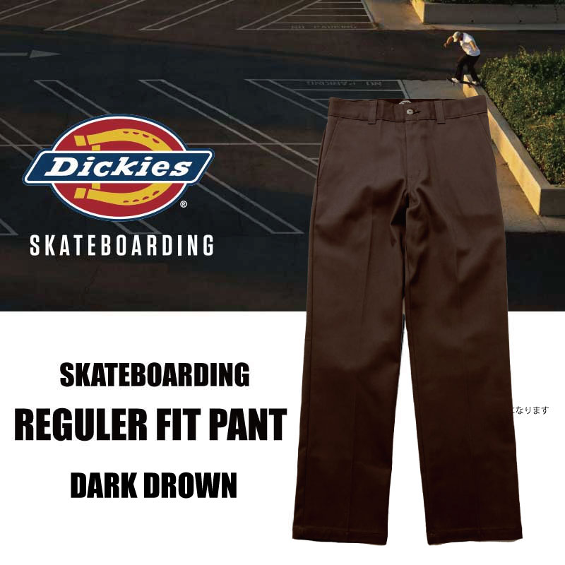 DICKIES SKATEBOARDING REGULER FIT PANT LENGTH　30インチ Material:TC TWILL ポリエステル65％コットン35％ Fabric ディッキーズ定番のTCツイル生地は、ポリエステル65...