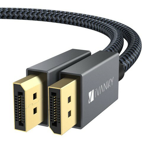 ✅双方向伝送：DisplayPort 端子搭載のPC、ASUS/Dell/Acer ノートパソコン、テレビ、モニター、プロジェクターなどを接続し、映像信号と音声信号が伝送できて、DisplayPort オス to DisplayPort オ...