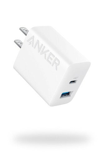 スマートフォン充電に最適：最大20W出力で、iPhoneを含むスマートフォンへの充電に最適です。 2台同時急速充電が可能：USB PD対応のポートを搭載し、最大20W (合計15W) の出力が可能。 幅広い機器を2台同時に急速充電できます。...