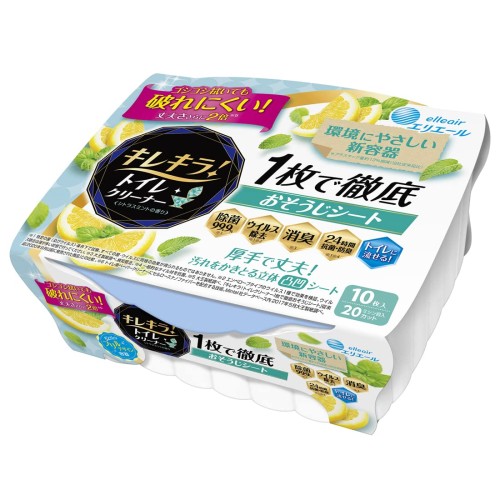 除菌・ウイルス除去・消臭・抗菌 爽やかでフレッシュ「シトラスミントの香り」 木材を原料とした最先端素材「ナノ繊維(セルロースナノファイバー)」を配合。細かい繊維が、パルプ繊維としっかり絡むので、たよれる丈夫なシートです。 水分たっぷりで、お...
