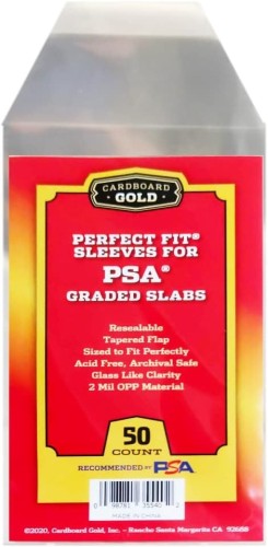 Cardboard Gold PSA鑑定品用スリーブ PSAロゴ入り Max input sheet capacity: 50 Max input sheet capacity: 50