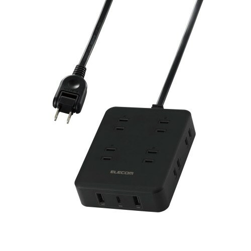 ACタップとUSBポートが一体になった、スマートフォンとワイヤレスイヤホンなどを同時に充電できるUSB付きコードタップです。デスク周りのコンセントを一つにまとめてスッキリと整理できます。 USB-Aポート×2、USB Type-C(TM)ポ...
