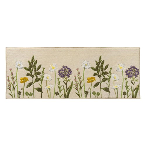 サイズ：約45cm×120cm マットの高さ：約5mm 素材：アクリル100％（吸水加工） 抗菌防臭加工・裏面滑り止め加工 生産国：日本