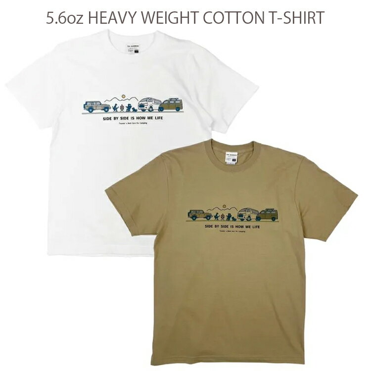 TOYOTA トヨタカーキャンプ プリント Tシャツ(2401TY01-17) トヨタオフィシャルライセンス取得商品・プリントTシャツ トヨタオフィシャルライセンス取得商品です まとまりやすく使い勝手の良い一枚です サイズ M　：身丈69c...