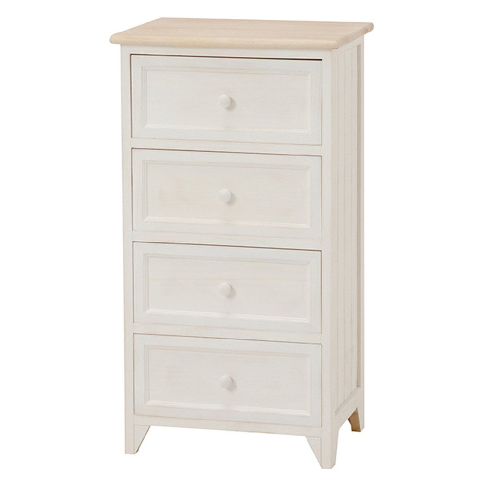 商品情報 サイズ・容量 ■ 本体:(約)幅41×奥行31×高さ76cm 素材 本体:桐材 カラー ホワイト×ナチュラル その他MCH-5274NAW チェスト ホワイト×ナチュラル シャビーホワイトの本体にアンティーク調ナチュラルな天板が映...