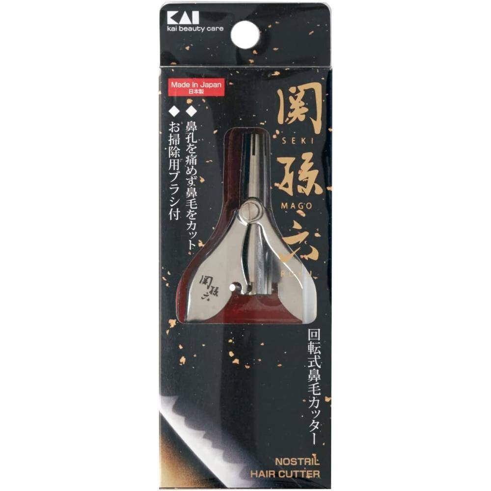 商品情報 サイズ・容量 個装サイズ：50X140X23mm 個装重量：約55g 内容量：1個入 素材 外軸・・・鉄(クロムメッキ仕上)内軸・・・ステンレススチール 生産地 日本 その他 ブランド名：貝印株式会社関孫六 回転式鼻毛カッター H...