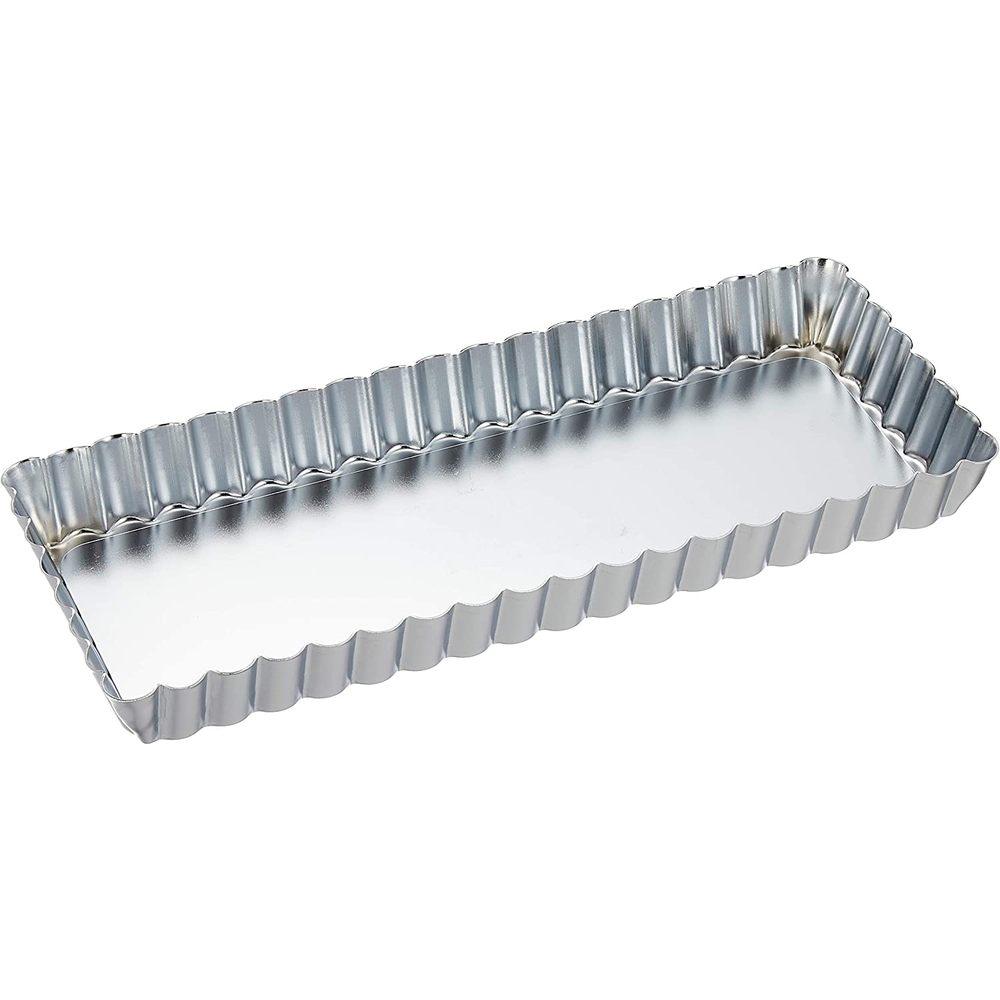 商品情報 サイズ・容量 (内寸)幅×奥行×深さ(mm)245×100×25 素材 スチールクロームメッキ ブランド タイガークラウン その他 生産地：日本タイガークラウン タルト型 セパトタルト長方型 NO.907 タルトやパイを焼く型です...