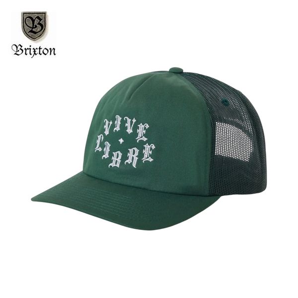 BRIXTON / VIVE LIBRA MP TRUCKER HAT MP(ミディアムプロファイル):癖の少ないベーシックな被り心地 【DESIGN】 フロントとバックに刺繍を施した、ミディアムプロファイルのトラッカーキャップ。 コットン...