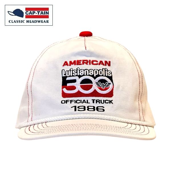 CAP-TAIN CLASSIC HEADWEAR / LUISIANAPOLIS 【TRUCKER CAP】 80年代、アメリカの企業プロモーションやチームCAPとして広く使われた、あのクラシックなスタイル。 特徴的なデザインは、時代を超...